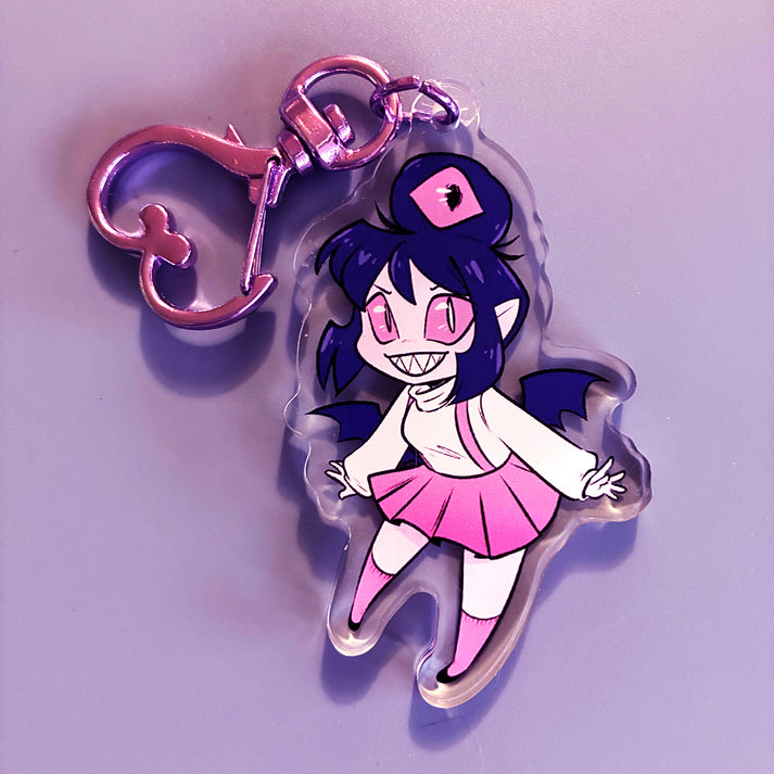 Purple Ina Acrylic Charm – Fairylogue Press
